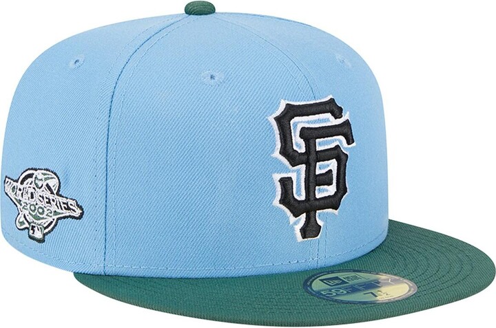 New Era Men's Sky Blue, Cilantro San Francisco Giants 2002 World Series ...