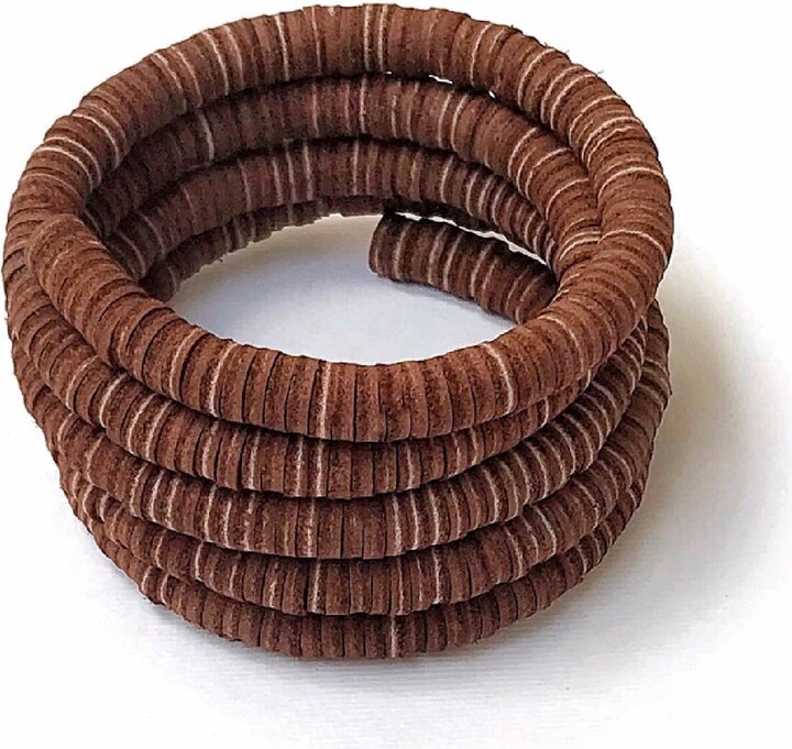 Waiwai Continuous Coil Cuff Bracelet - Brown - ShopStyle