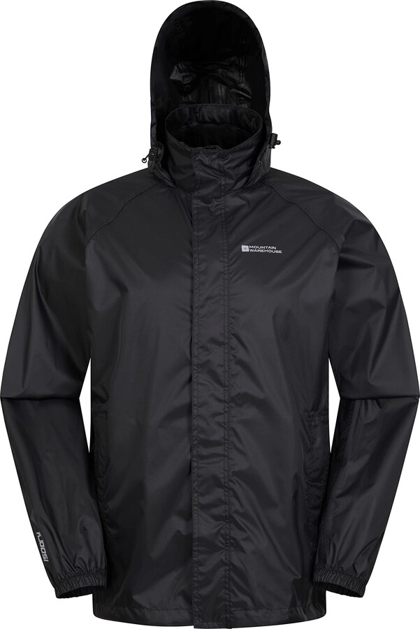 Mountain Warehouse Pakka Mens Waterproof Packable Jacket - IsoDry ...