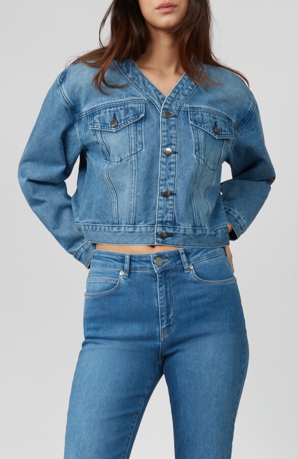 Lola Jeans Aurora Cropped Denim Jacket - ShopStyle