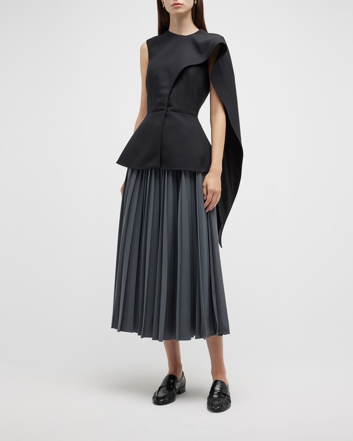 The Row Vinsky Pleated Maxi Skirt - ShopStyle