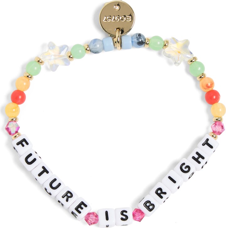 Little Words Project x Barbie® Future Is Bright Beaded Stretch Bracelet - ShopStyle