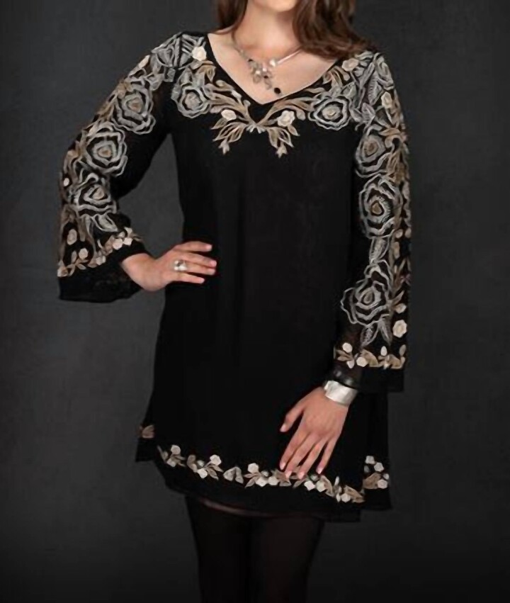 Vintage Collection Earth Tunic In Black - ShopStyle Tops