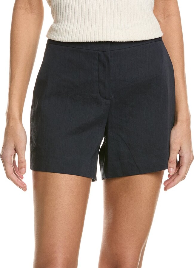 Theory Lynie Linen-Blend Short - ShopStyle