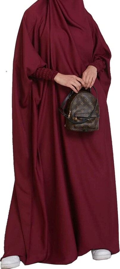 Bojon Women's Muslim One Piece Prayer Dress for Women Abaya Dress ...