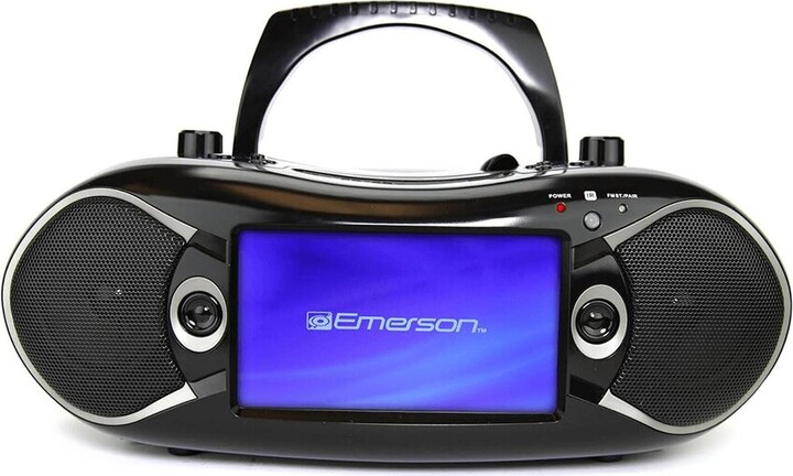 Emerson 7In Bluetooth Dvd Boombox With Am/Fm Radio & Stereo Speakers ...
