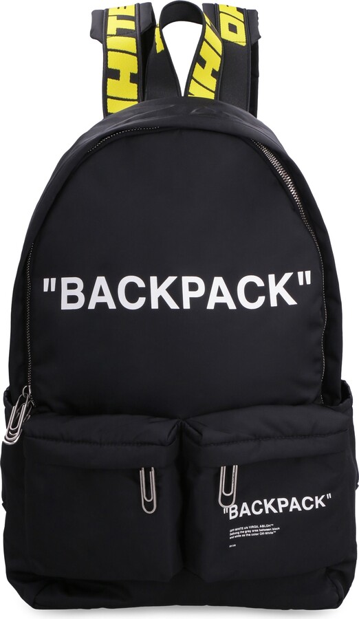 Off-White Nylon Backpack - ShopStyle