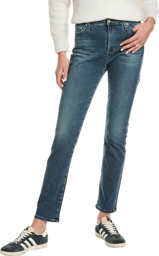 AG Jeans Mari 15 Years Pike Street High-Rise Slim Straight Jean - ShopStyle