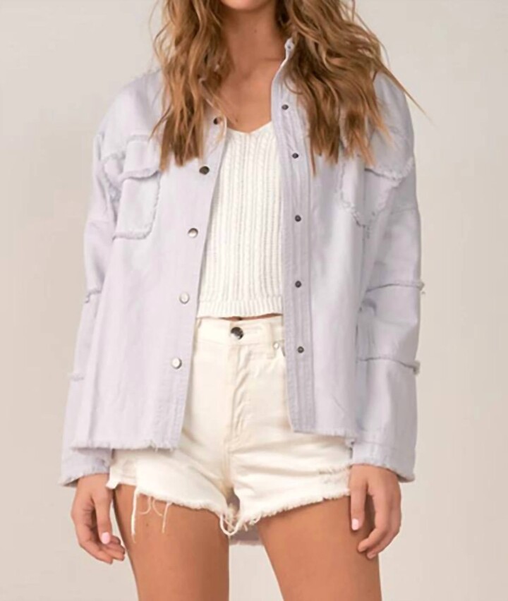 Elan International Devon Rock And Roll Jacket In Grey - ShopStyle