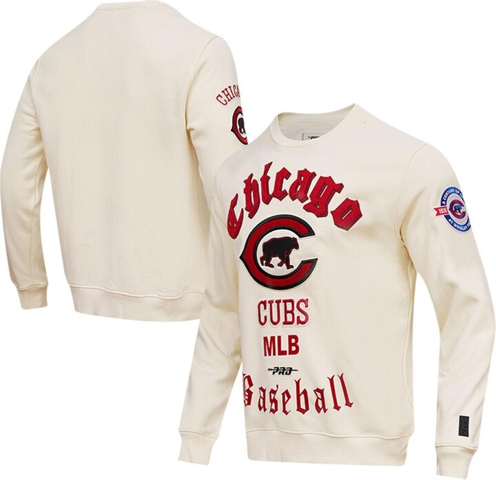Men's Pro Standard Cream Chicago Cubs Cooperstown Collection Retro Old ...