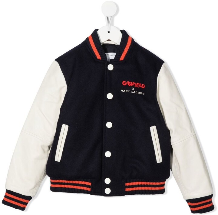 Marc Jacobs Kids x Garfield Teddy varsity jacket - ShopStyle Boys ...