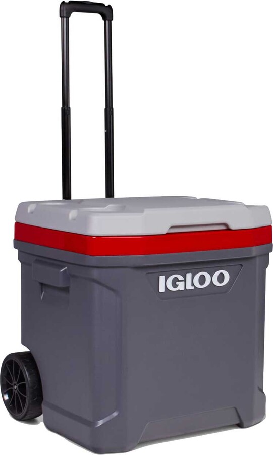 Igloo 60 Quart Latitude Roller Cooler, Tactical Gray/Carbonite ...