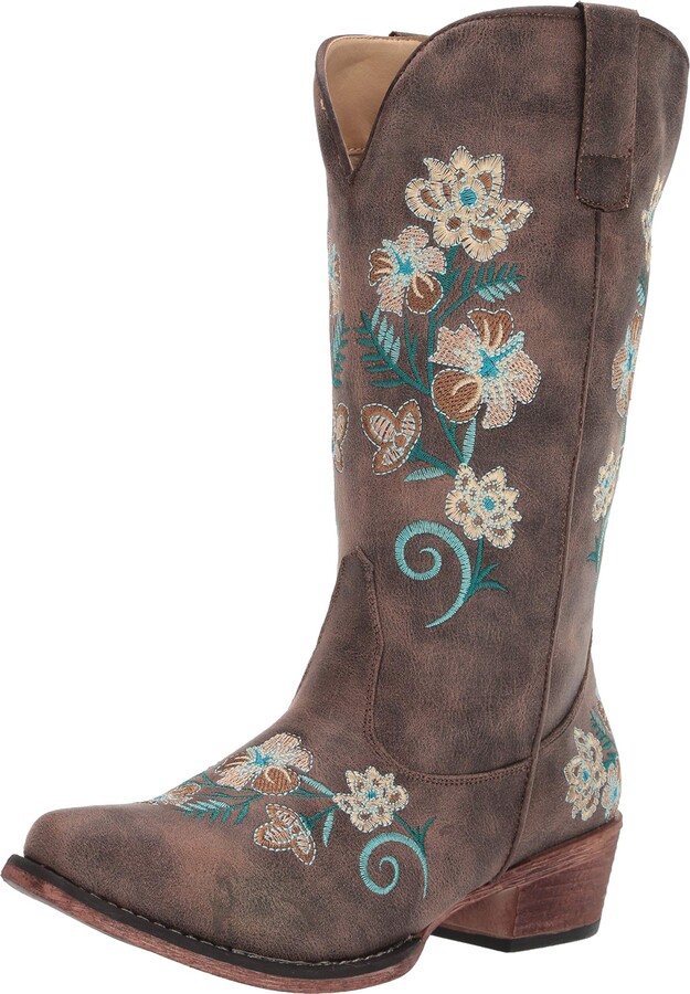 Roper Womens Riley Floral Boot - ShopStyle