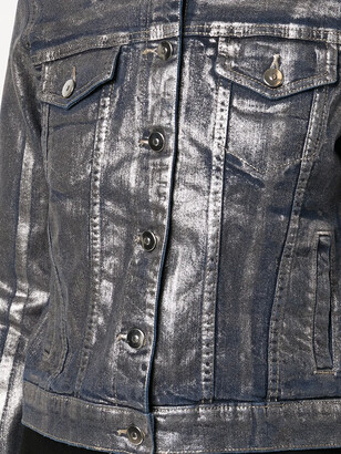 Madison.Maison Metallic Denim Jacket - ShopStyle