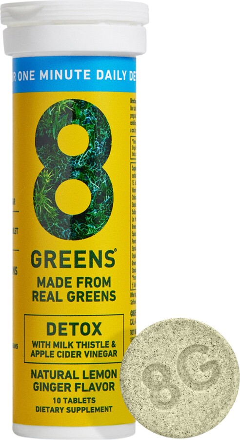 8Greens Detox Fizzy Tablet Lemon Ginger - ShopStyle Skin Care