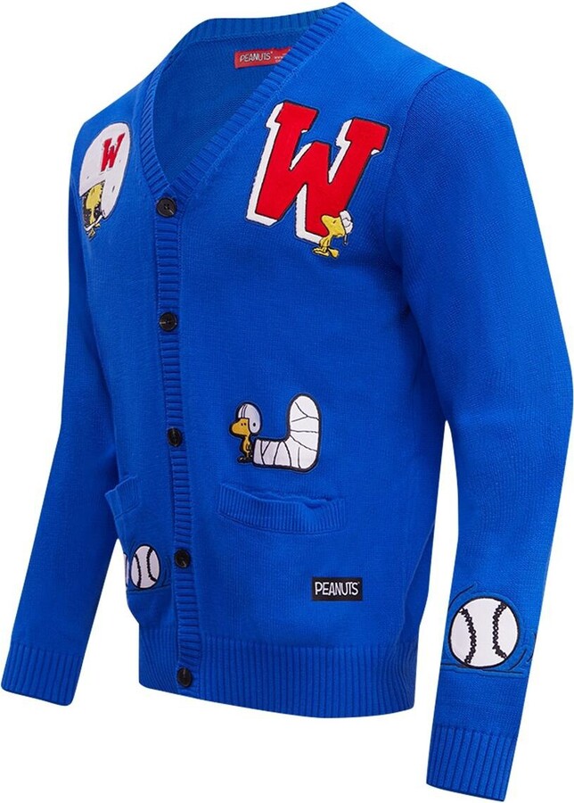 Men's Freeze Max Royal Peanuts Woodstock Sports Cardigan - ShopStyle