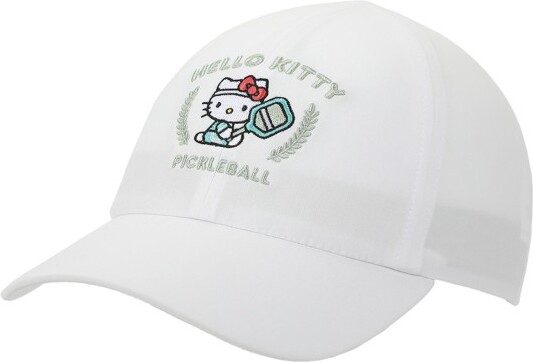 Hello Kitty Pickleball Elite Flex Women' White Untructured Baeball Cap ...