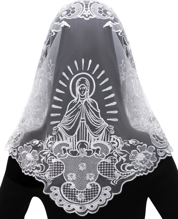 Bozidol Chapel Veils for Mass Triangle Orthodox Prayer Head Covering ...
