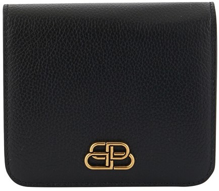 Balenciaga Compact BB leather purse - ShopStyle Wallets & Card Holders