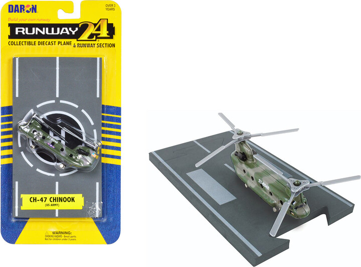 Boeing CH-47 Chinook Helicopter Olive Camouflage "United States Army ...