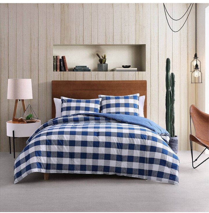 Wrangler Bison Plaid Cotton Comforter Bedding Set - ShopStyle