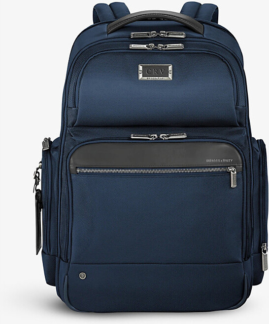 Briggs & Riley Womens Navy @work Large Cargo Nylon Backpack - ShopStyle