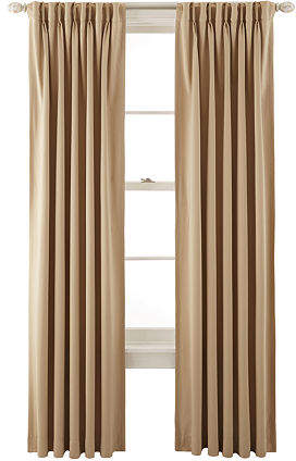 Liz Claiborne Kathryn Room-Darkening Pinch-Pleat/Back-Tab Curtain Panel ...