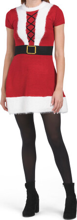 Santa Themed Dress With Matching Hat - ShopStyle