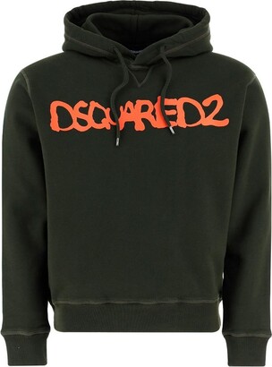 DSQUARED2 Logo-Print Hoodie - ShopStyle