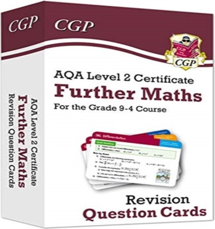 CGP Books AQA Level 2 Certificate: Further Maths - Revision Question Cards Hardback Book - ShopStyle