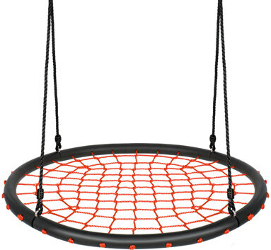 Arlmont & Co. Jumbala 40'' Spider Web Tree Swing Set W/ Adjustable ...