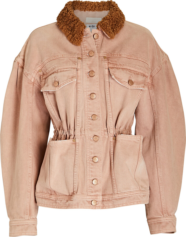 Ulla Johnson The Odette Puff-Sleeve Denim Jacket - ShopStyle