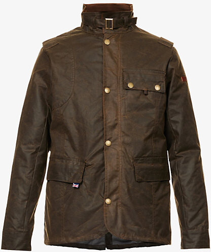 Peregrine Mens Brown Bexley Relaxed-fit Waxed-cotton Jacket - ShopStyle