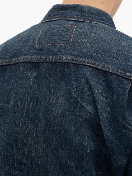 Ralph Lauren RRL Cowboy Patch-pocket Denim Jacket - Dark Blue - ShopStyle