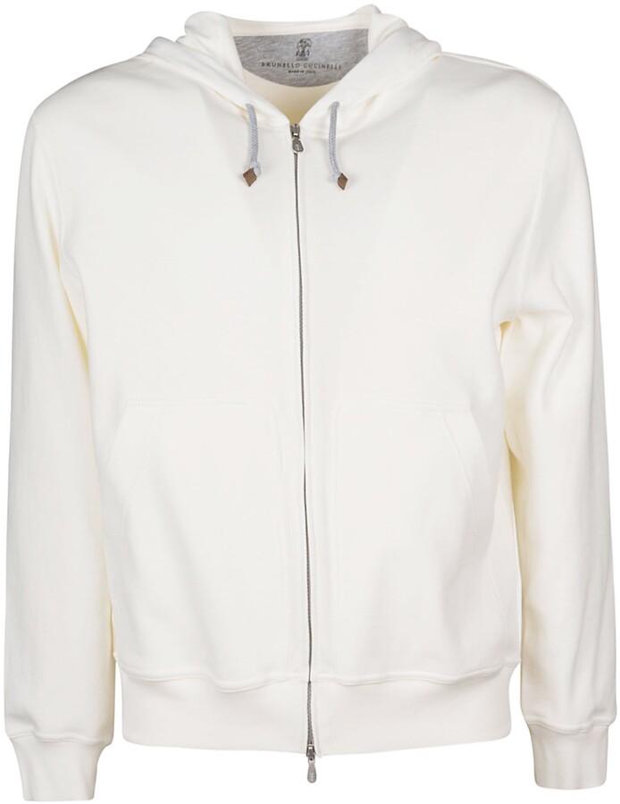 Brunello Cucinelli Zipped Hooded Sweatshirt - ShopStyle