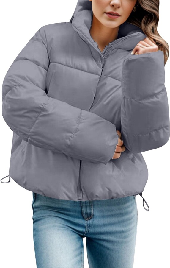 Daikascbny Ladies Winter Jacket Lined Warm Autumn Winter Parka Jackets ...