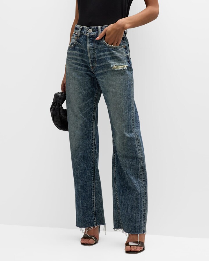 Moussy Vintage Torrey Remake Flare Jeans - ShopStyle