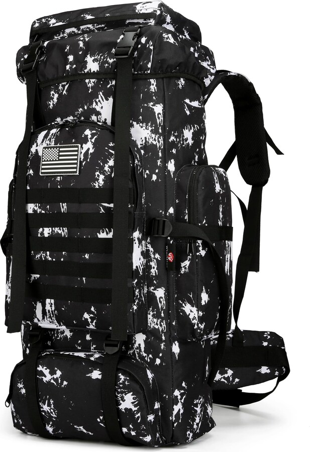 King'sGuard 70L Camping Hiking Backpack Tactical Backpack Military ...
