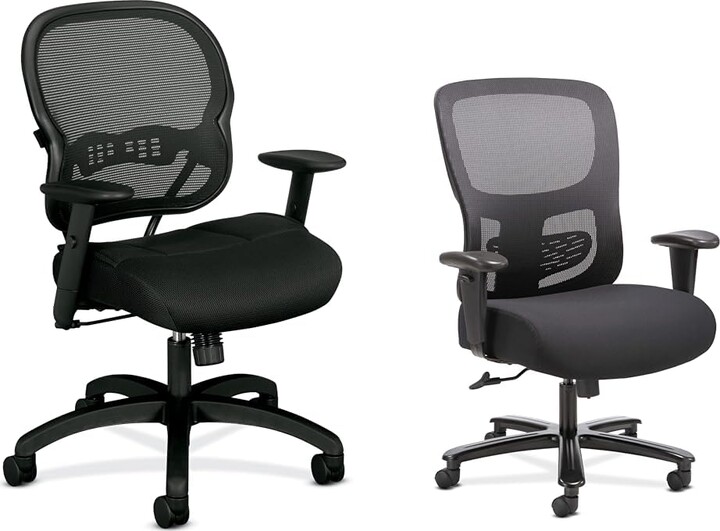 HON Wave Office Chair Mid Back Mesh Ergonomic Computer Desk Chair ...