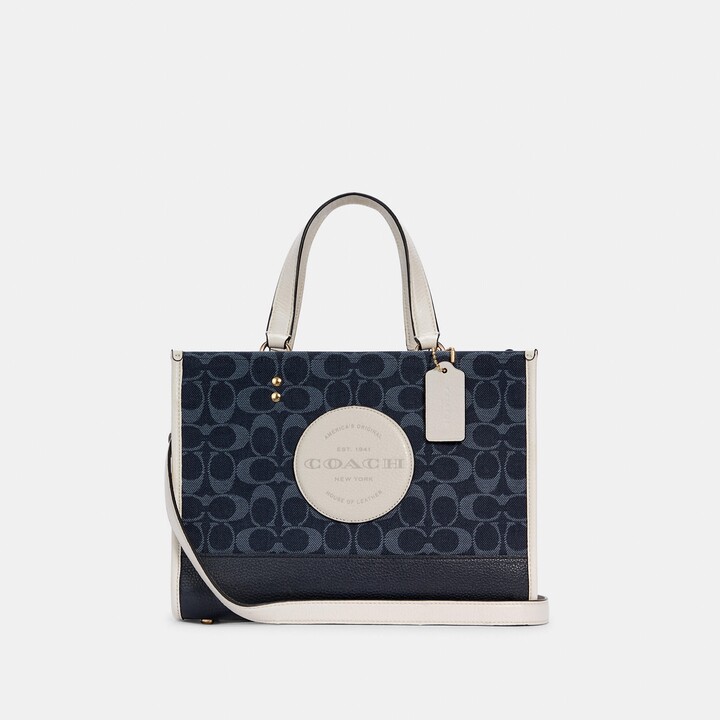 Coach Outlet Dempsey Carryall In Signature Jacquard With Coach Patch ...