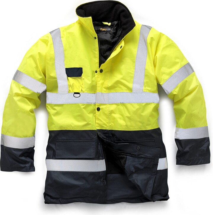 StandSafe Men's Hi-Vis Two 2 Tone Parka Jacket - ShopStyle
