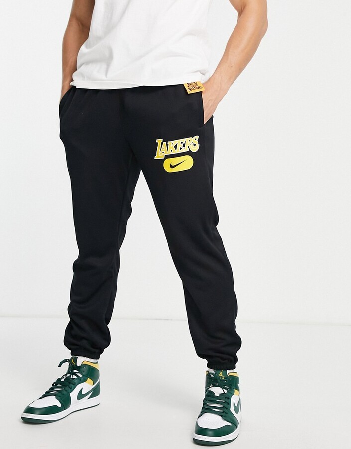 Nike Basketball NBA LA Lakers Spotlight Dri-FIT unisex trackies in ...
