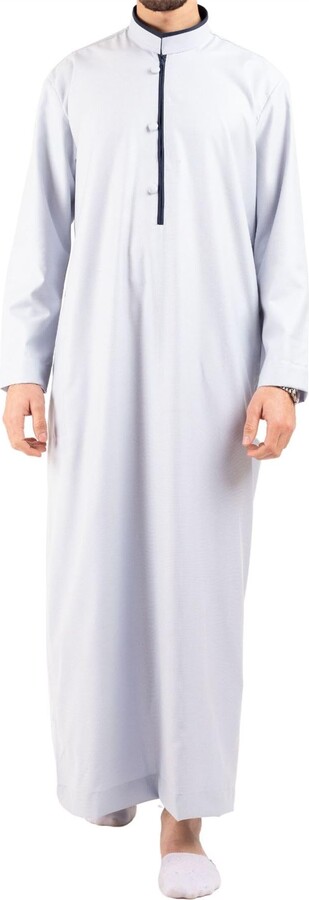 Thobez Men's Thobe Jubba Islamic Clothing Muslim Kaftan Emirati Omani ...