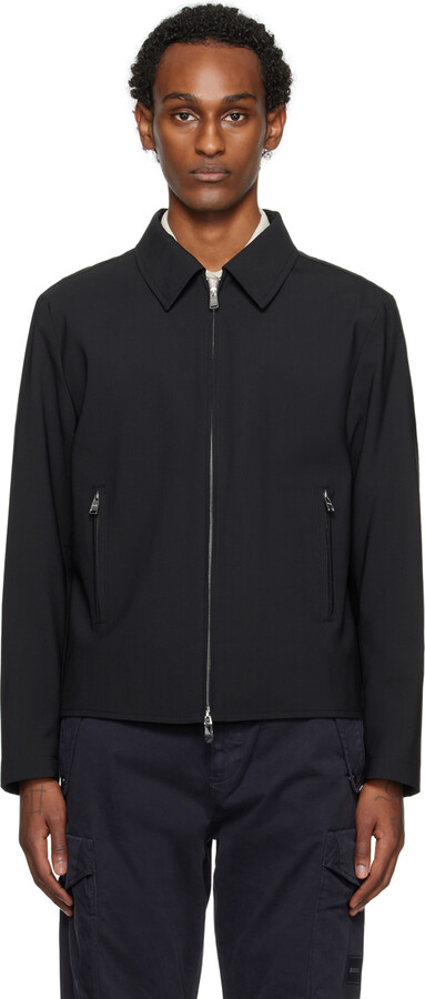 HUGO BOSS Black Hanry Wing Jacket - ShopStyle
