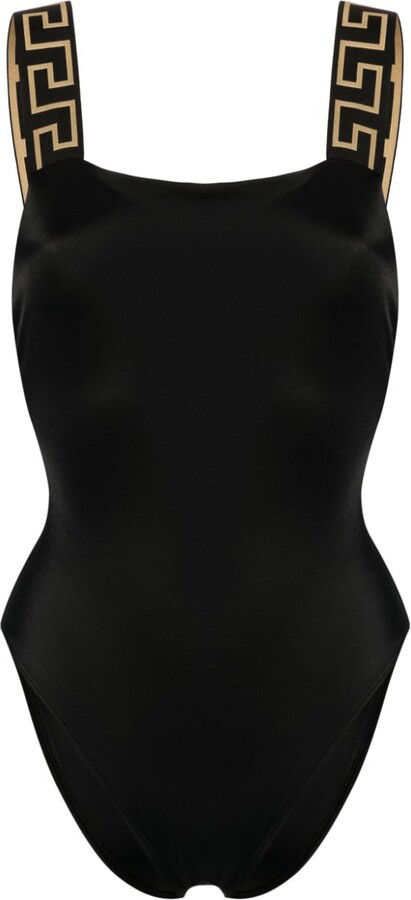 Versace One-piece swimsuit with Greca border - ShopStyle