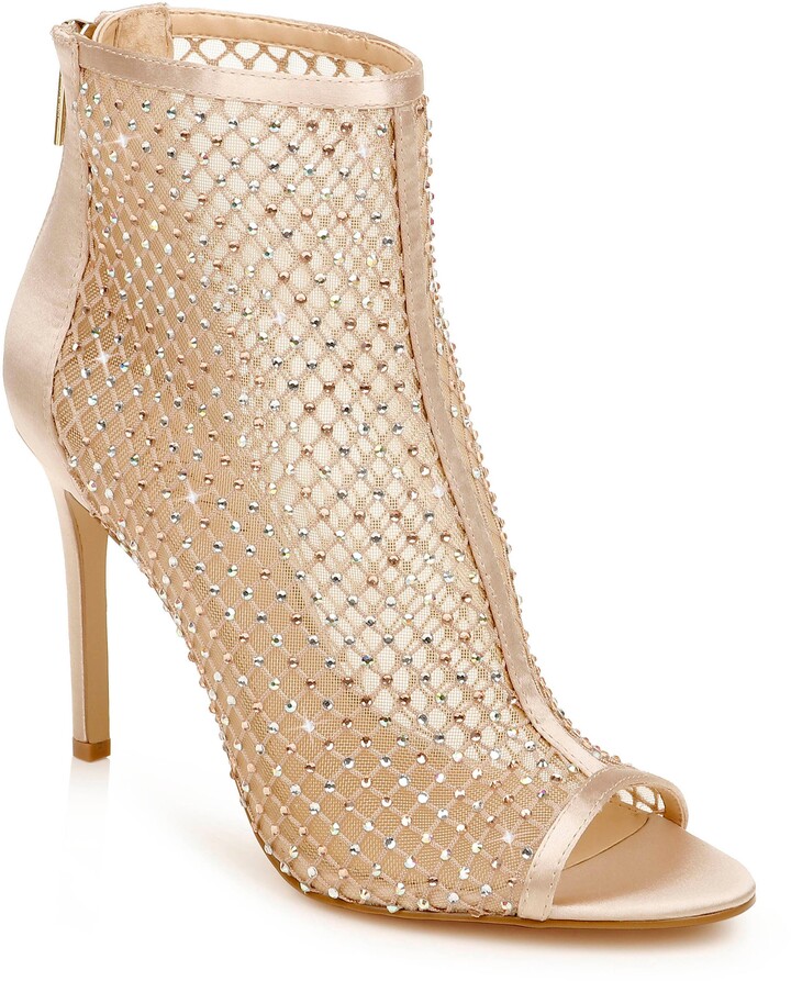Badgley Mischka Fiorella Mesh Bootie - ShopStyle Shoes