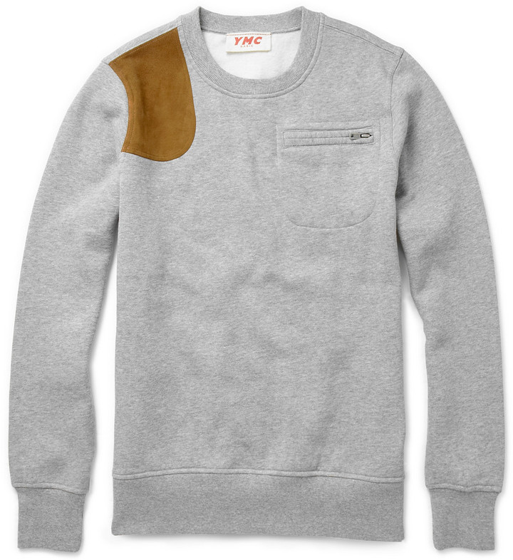 YMC Shoulder Patch Sweater - ShopStyle