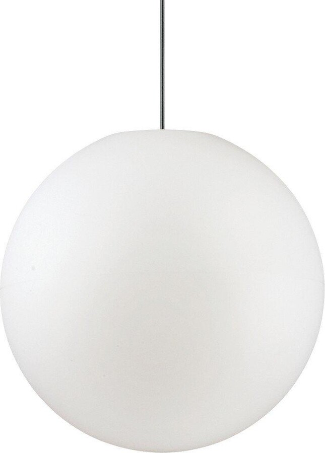 Netlighting Sole 1 Light Large Outdoor Globe Ceiling Pendant Light ...