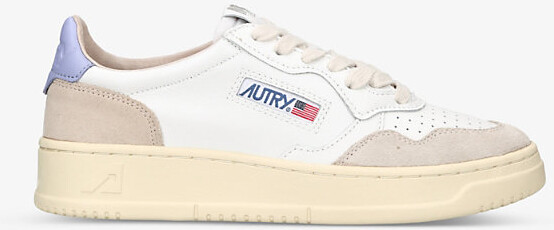 AUTRY Womens White/oth Medalist Low-top Leather Trainers - ShopStyle