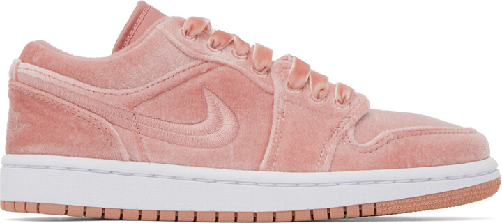 Nike Jordan Pink Air Jordan 1 Low Sneakers - ShopStyle